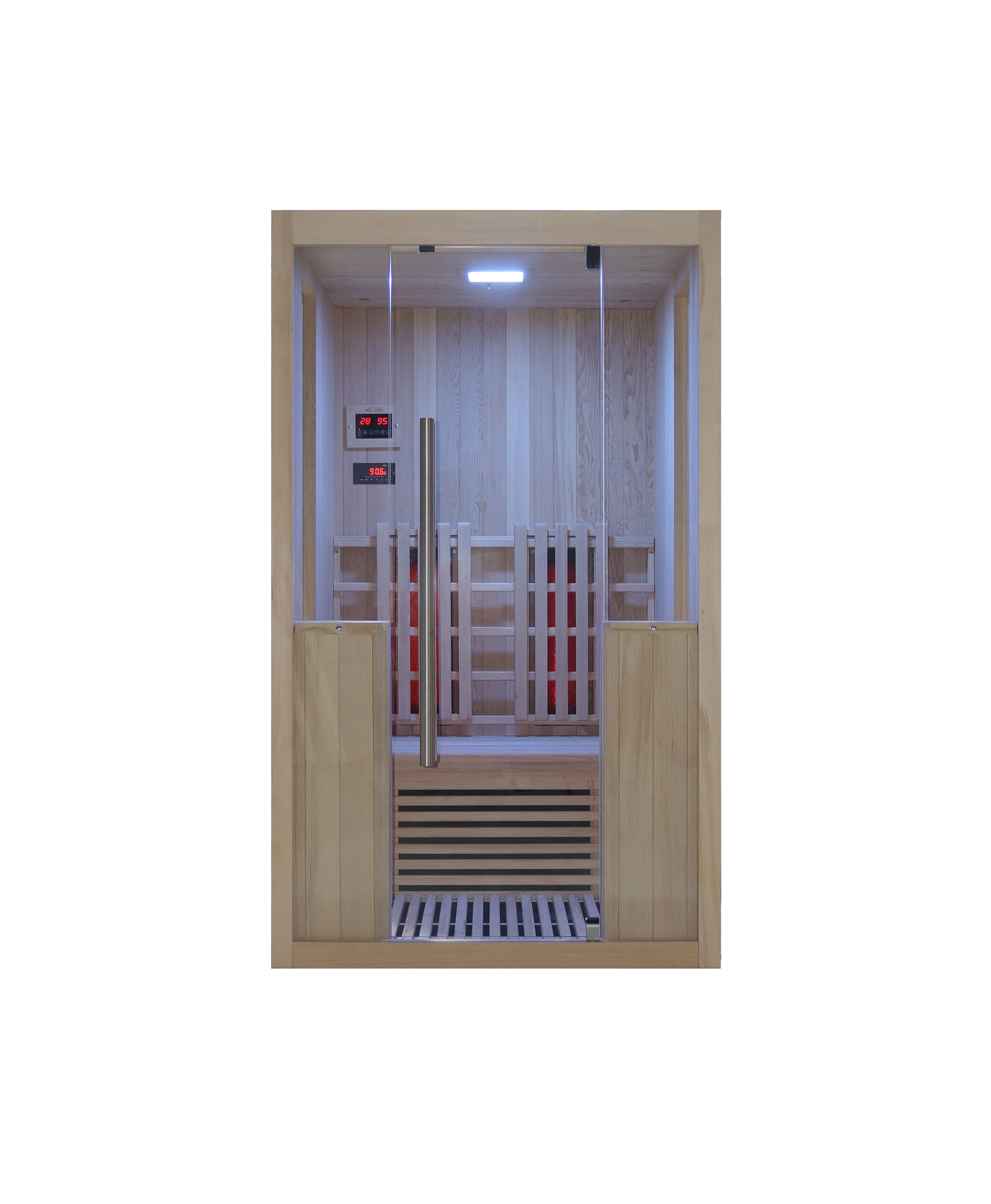 Infrarotkabine mit Vollspektrumstrahlern für zwei Personen